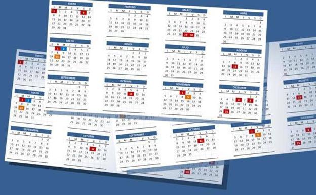 El Calendario Laboral De 2019 Tendrá 8 Festivos Con Dos Puentes